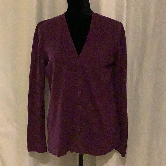 Chadwicks | Sweaters | Chadwicks Of Boston Purple Cardigan | Poshmark